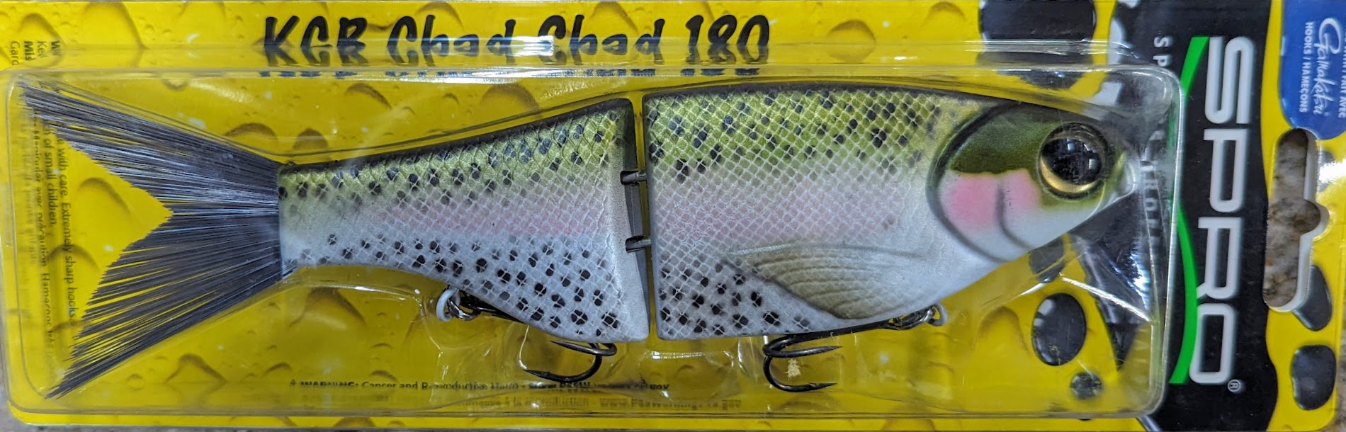 CUSTOM SPRO KGB CHAD SHAD 180 GLIDE BAIT – The Bass Hole