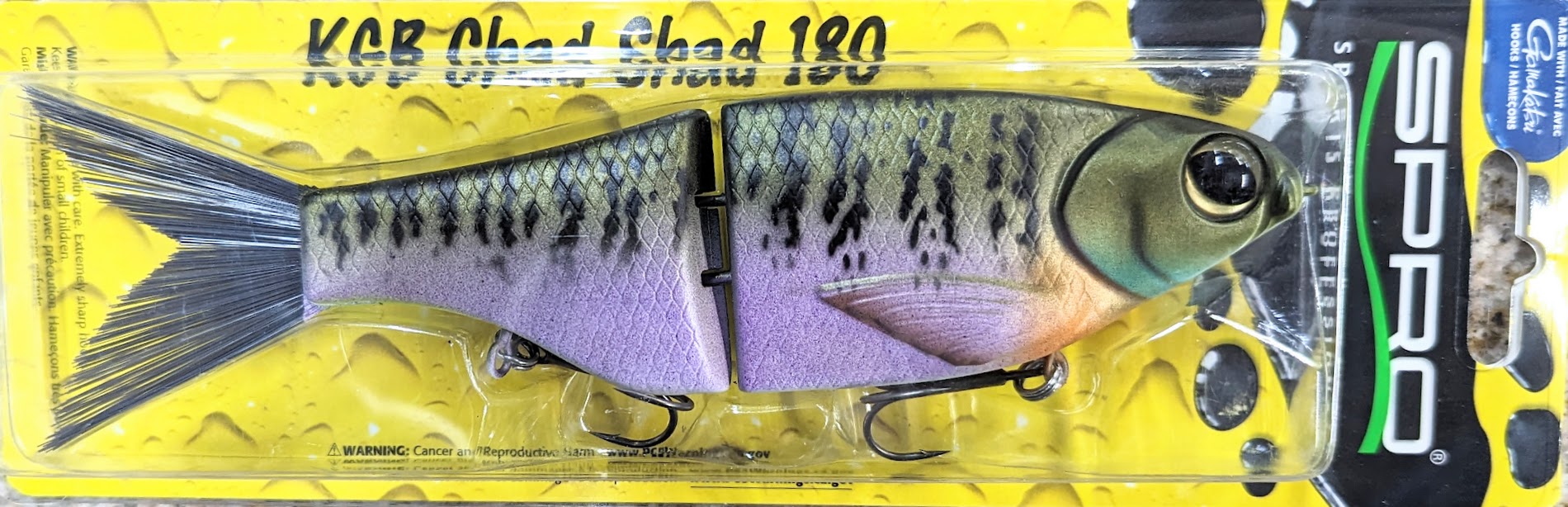 CUSTOM SPRO KGB CHAD SHAD 180 GLIDE BAIT – The Bass Hole